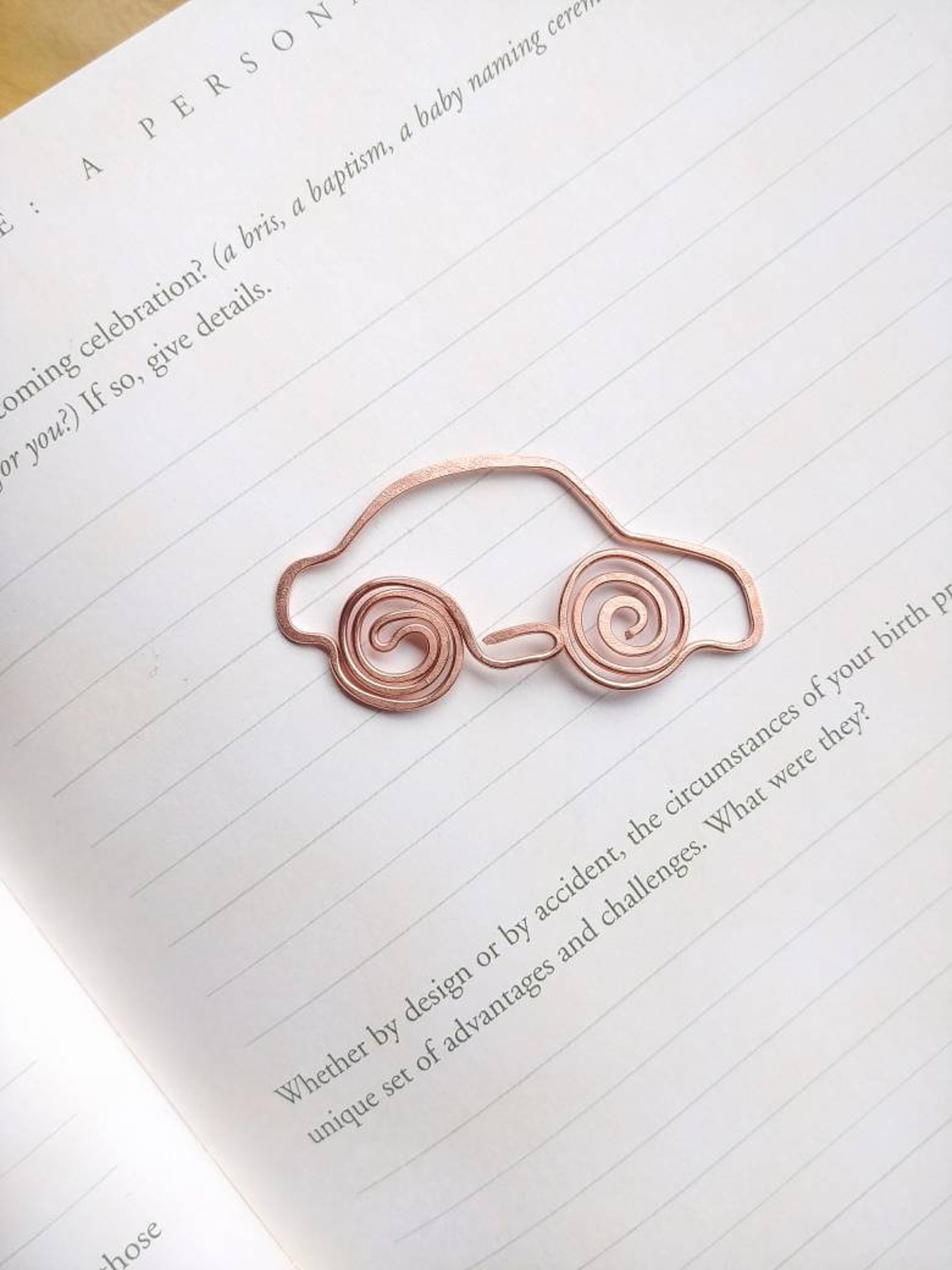 Car Bookmark Car Gifts Car Gifts for Him Metal Bookmark | Etsy