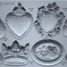 Heraldry IOD Mould Iron Orchid Designs Silicone Mould Embellishment ...
