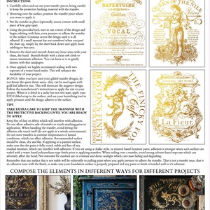 IOD Curated Signage Rub-on Decal Transfer for Furniture Decor IOD ...