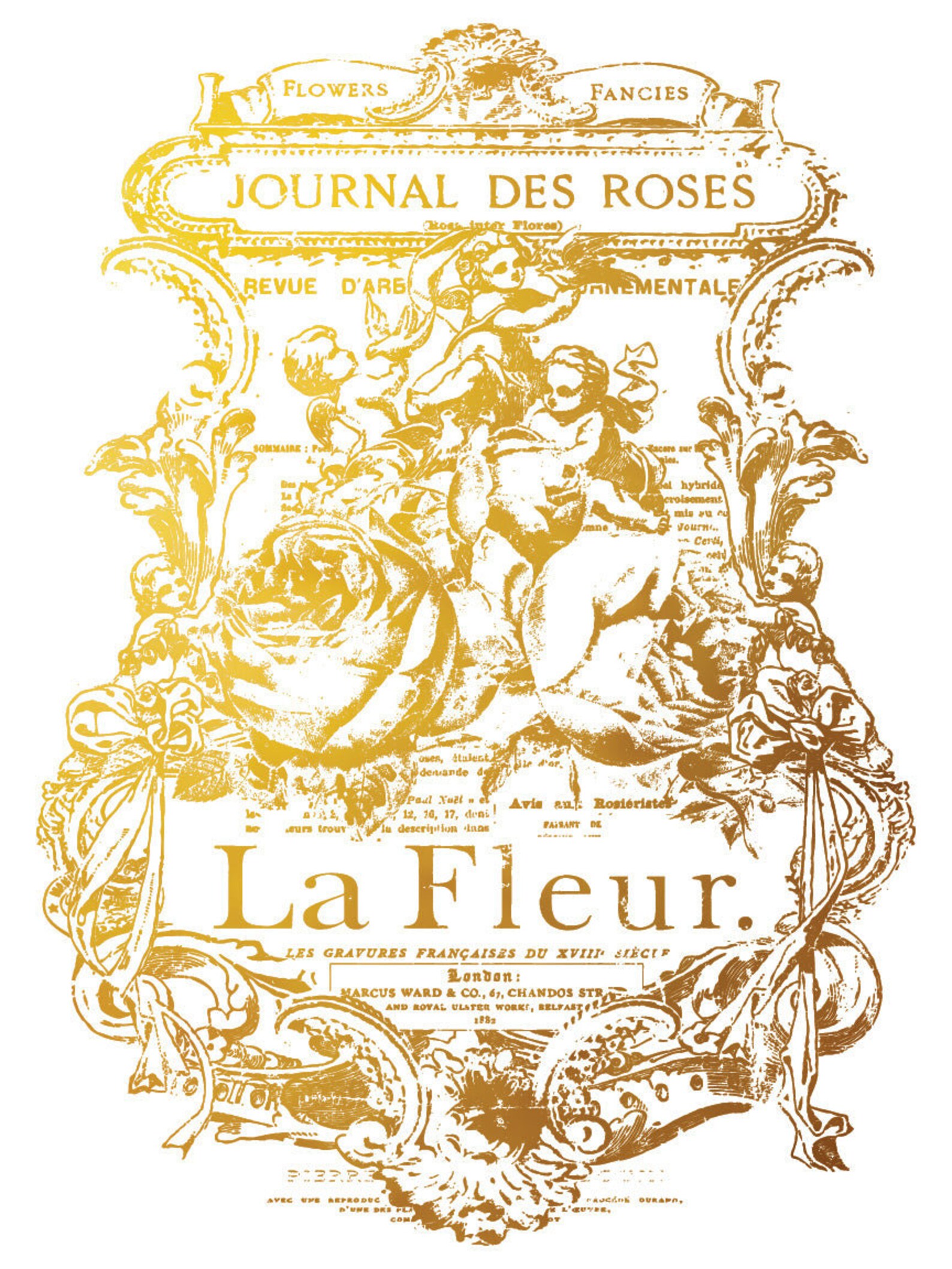 IOD Curated Signage Rub-on Decal Transfer for Furniture Decor IOD ...