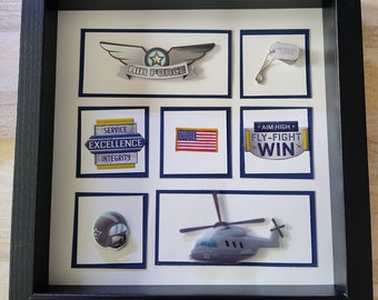 Military Shadow Box Air Force - Etsy