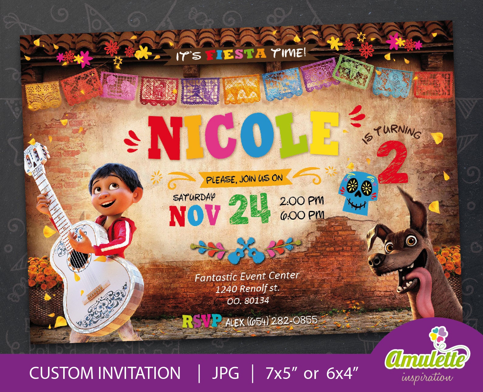 Disney Coco Invitation Coco Birthday Coco Party Disney Coco | Etsy