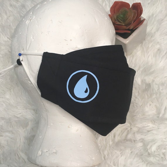MAGIC the Gathering MTG Blue Mana Icon 3D Face Mask Octagon | Etsy