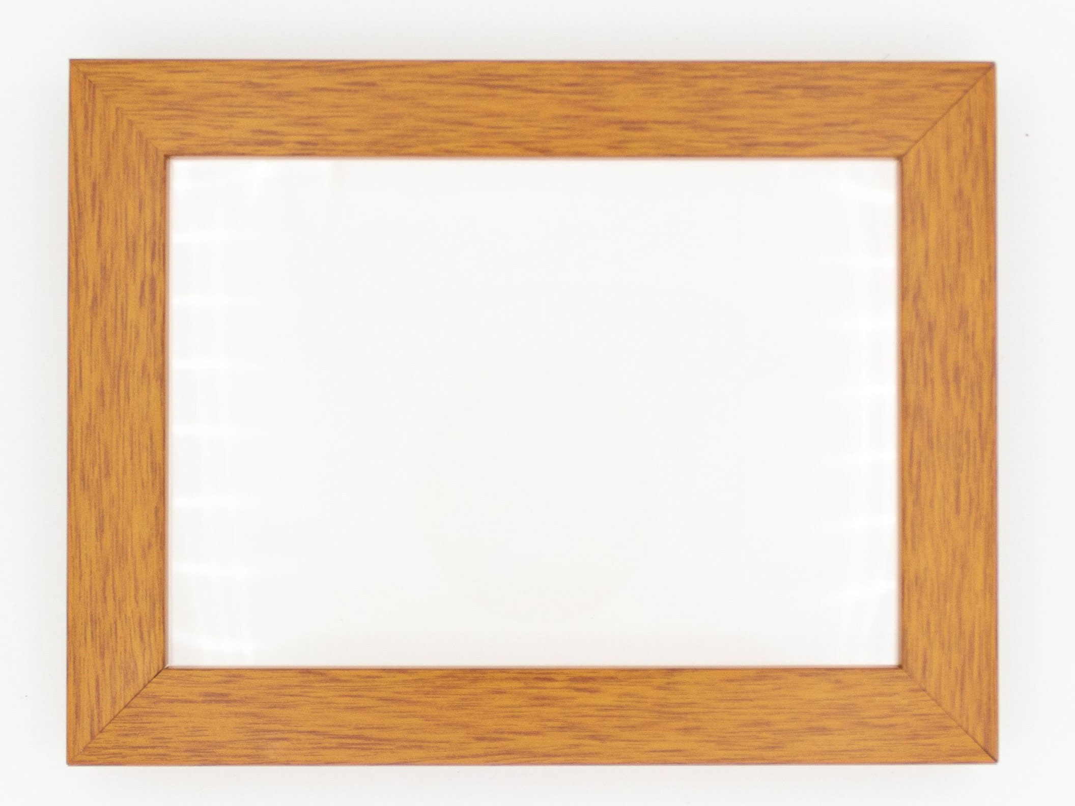 Shadowbox Gallery Wood Frame Honey Pecan White Backing 4x6 - Etsy