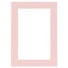 Soft Pink Picture Frame Mat With White Core - Available in Multiple ...