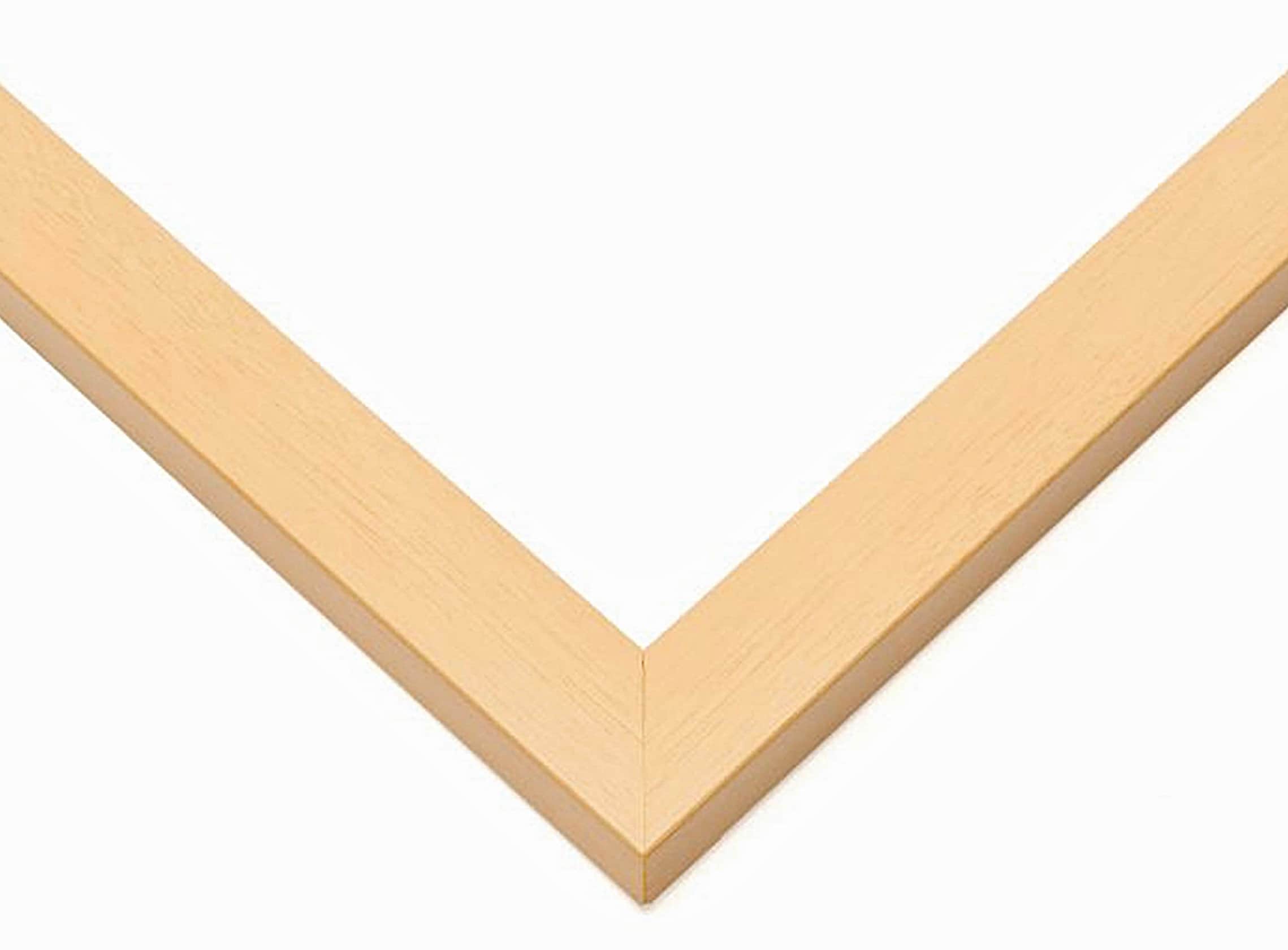 Natural Wood Picture Frame - With UV Acrylic Front, Foam Board Backing ...