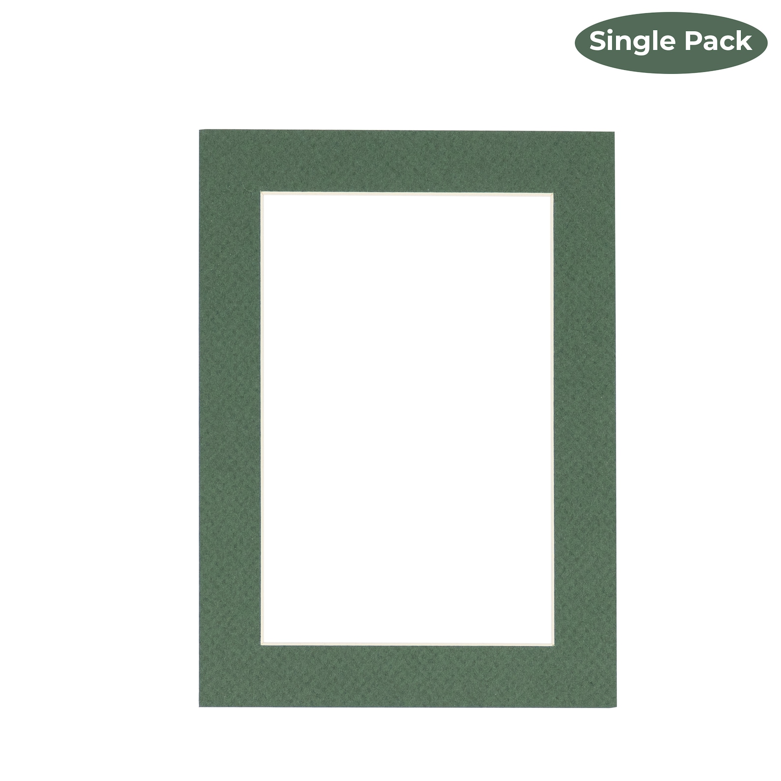 Hunter Green Picture Frame Mat With White Core - Available in Multiple ...