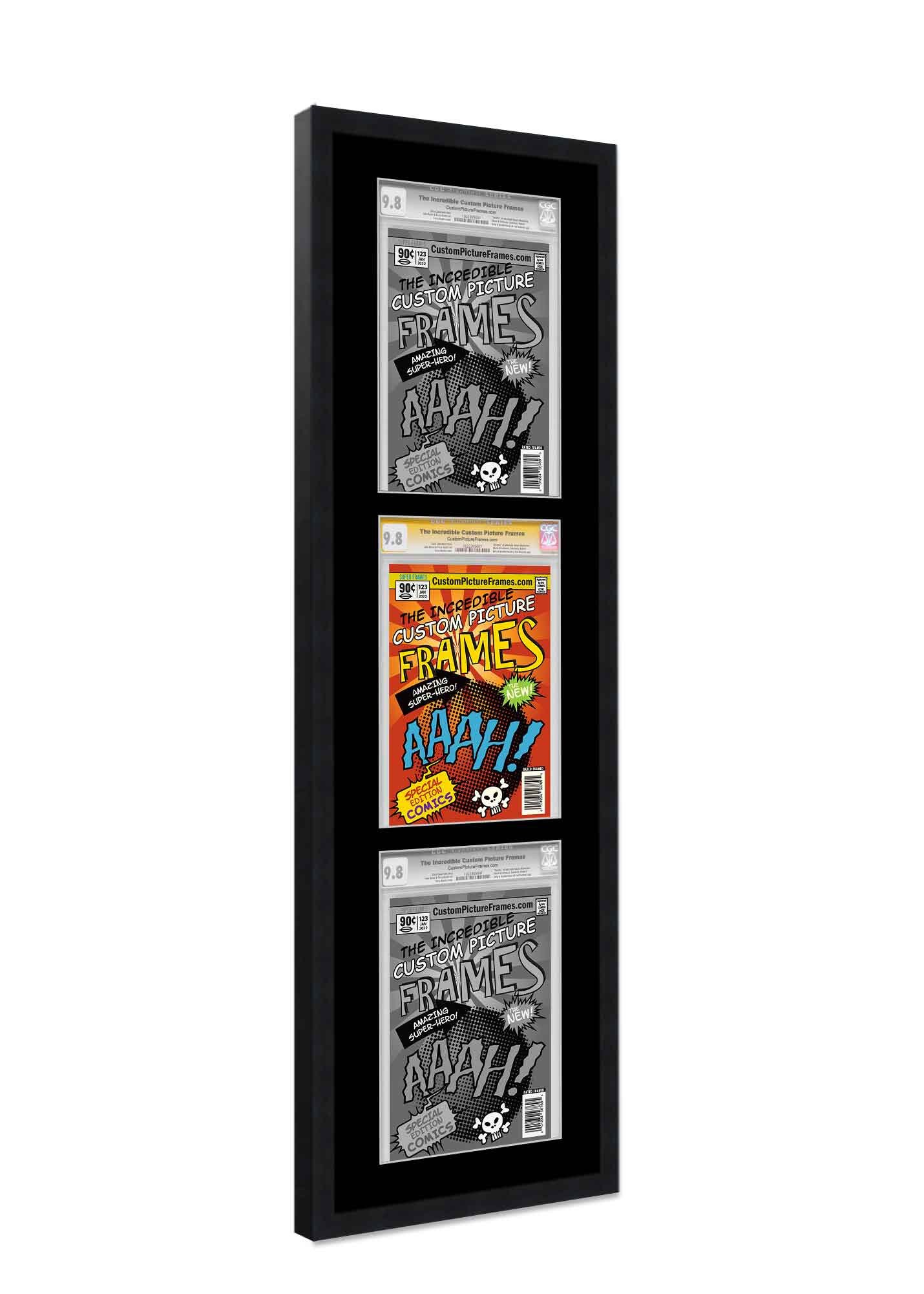 Comic Book Frame With Mat 3 Openings to Display 1 Cgc CBCS | Etsy
