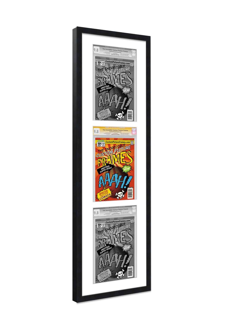 Comic Book Frame With Mat 3 Openings to Display 1 Cgc CBCS | Etsy