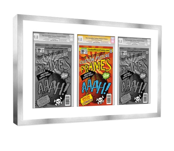Comic Book Frame With Mat 3 Openings to Display 3 Cgc CBCS - Etsy