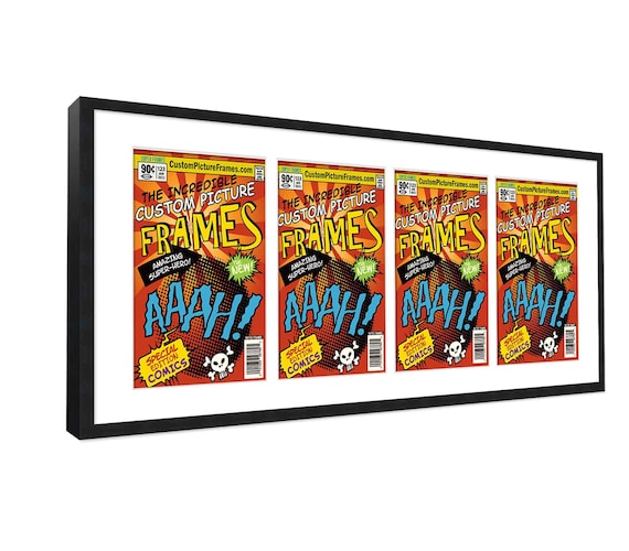 Comic Book Frame White Mat 4 Openings to Display 4 Comic - Etsy