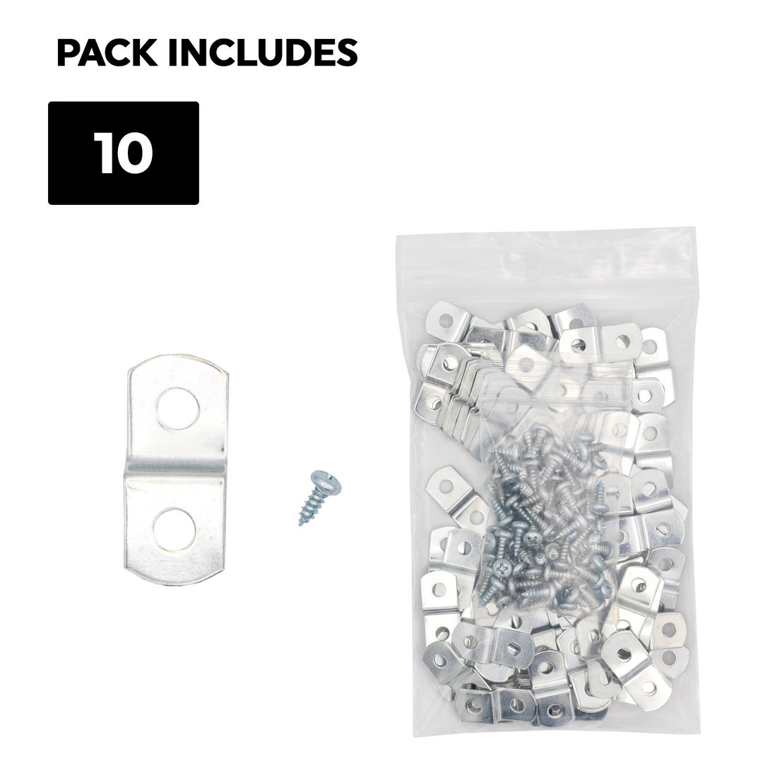 1/8" Depth --- Offset Mounting Canvas Z Clips for Picture Framing -- #6 ...