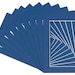 Royal Blue Picture Frame Mat With White Core - Available in Multiple ...