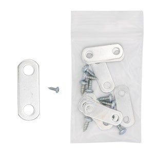 Flat ( 0" ) Depth - Offset Mounting Canvas Z Clips for Picture Framing ...