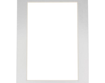 White Picture Frame Mat With White Core Available in Multiple Sizes ...