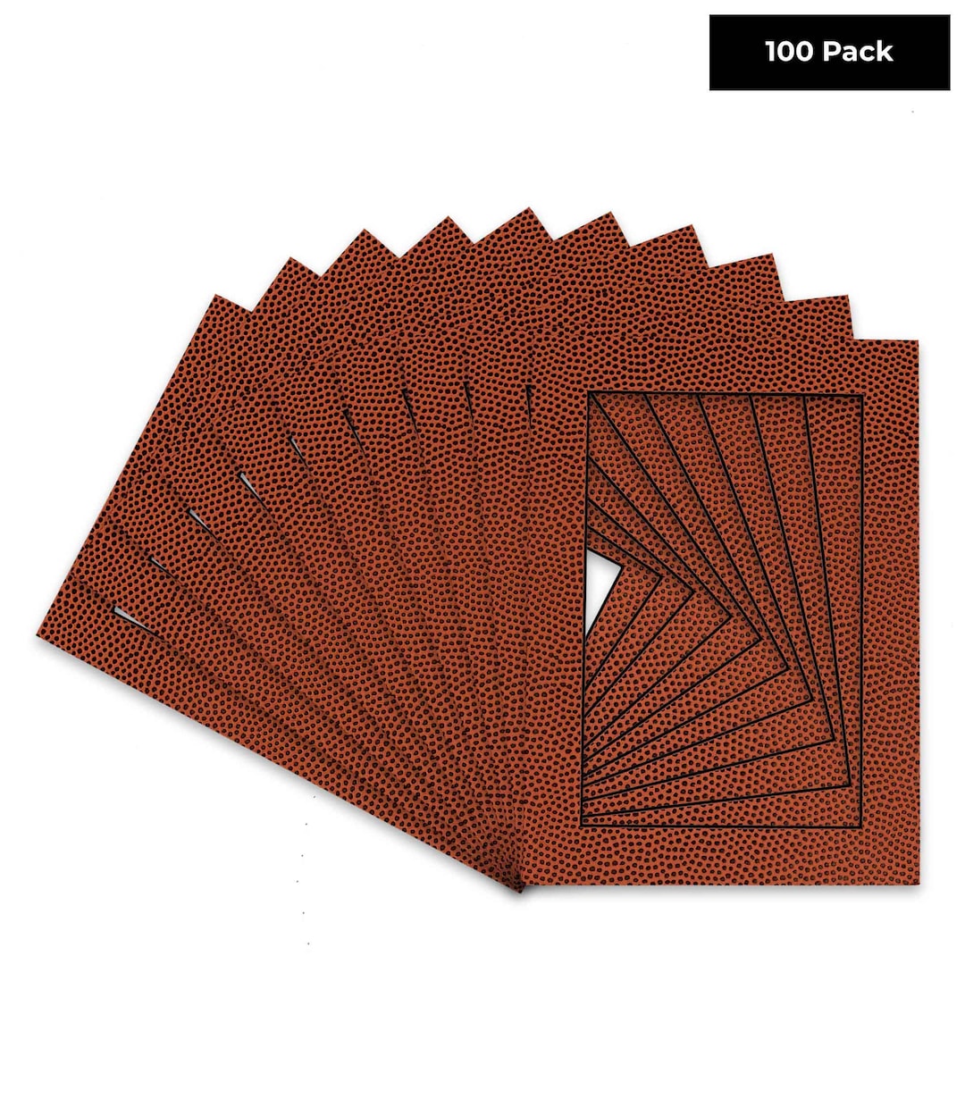 Football Texture Picture Frame Mat Pack of 100 - Black Core - Available ...