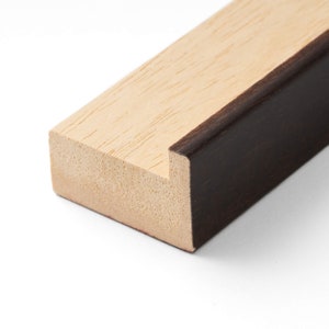 Brown Shadow Box Frame With Gray Backing, Acrylic Plexiglass and ...