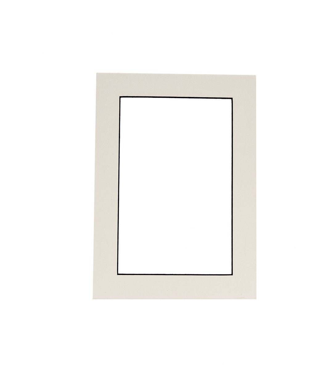 White With Black Core Picture Frame Mat - Black Core - Available in ...