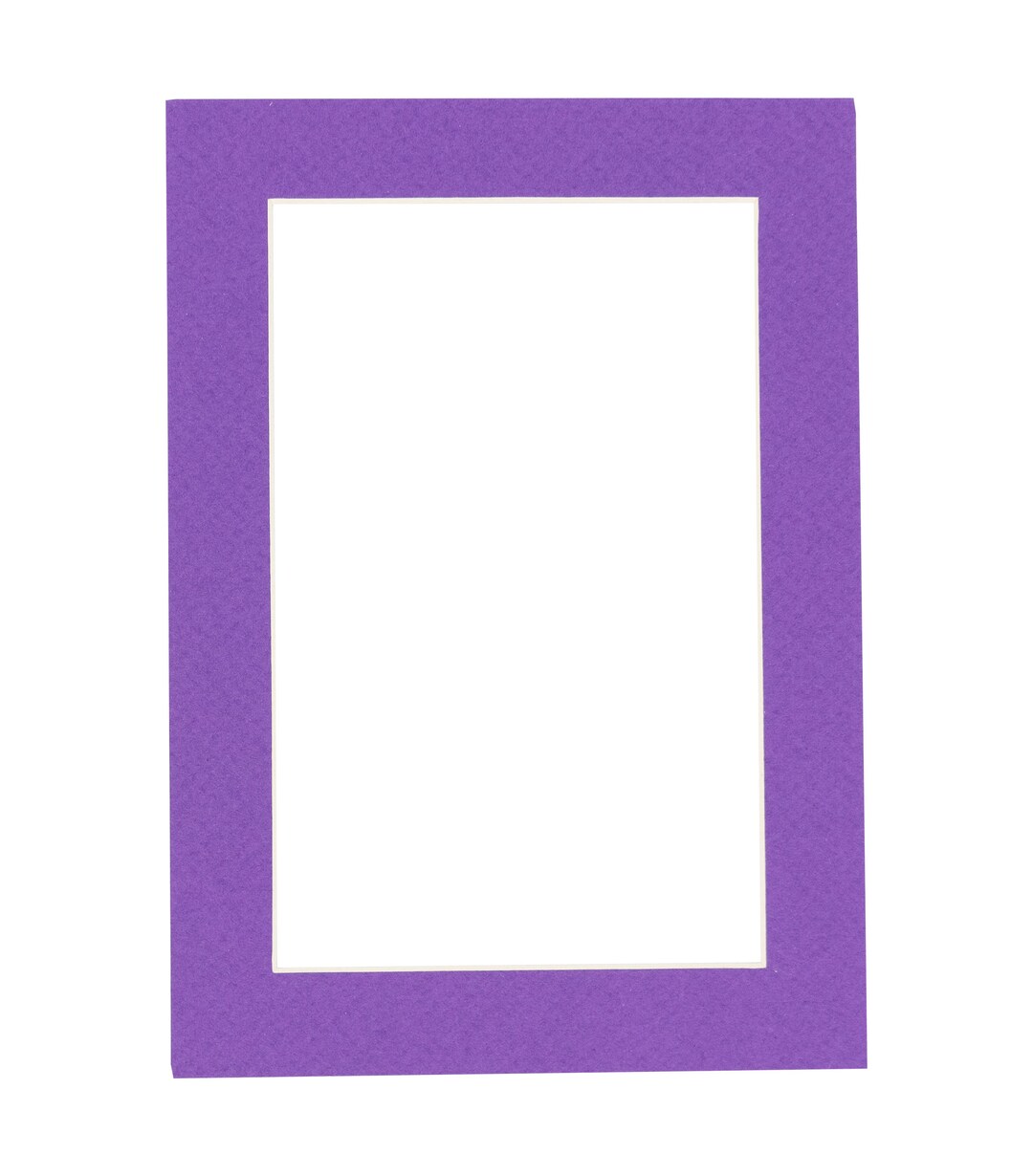 Purple Picture Frame Mat With White Core - Available in Multiple Sizes ...