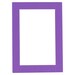 Purple Picture Frame Mat With White Core - Available in Multiple Sizes ...