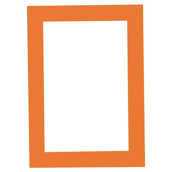 Orange and White Picture Frame - Etsy