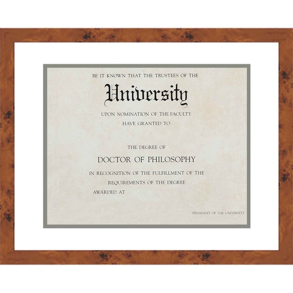 Doctor Diploma Frame