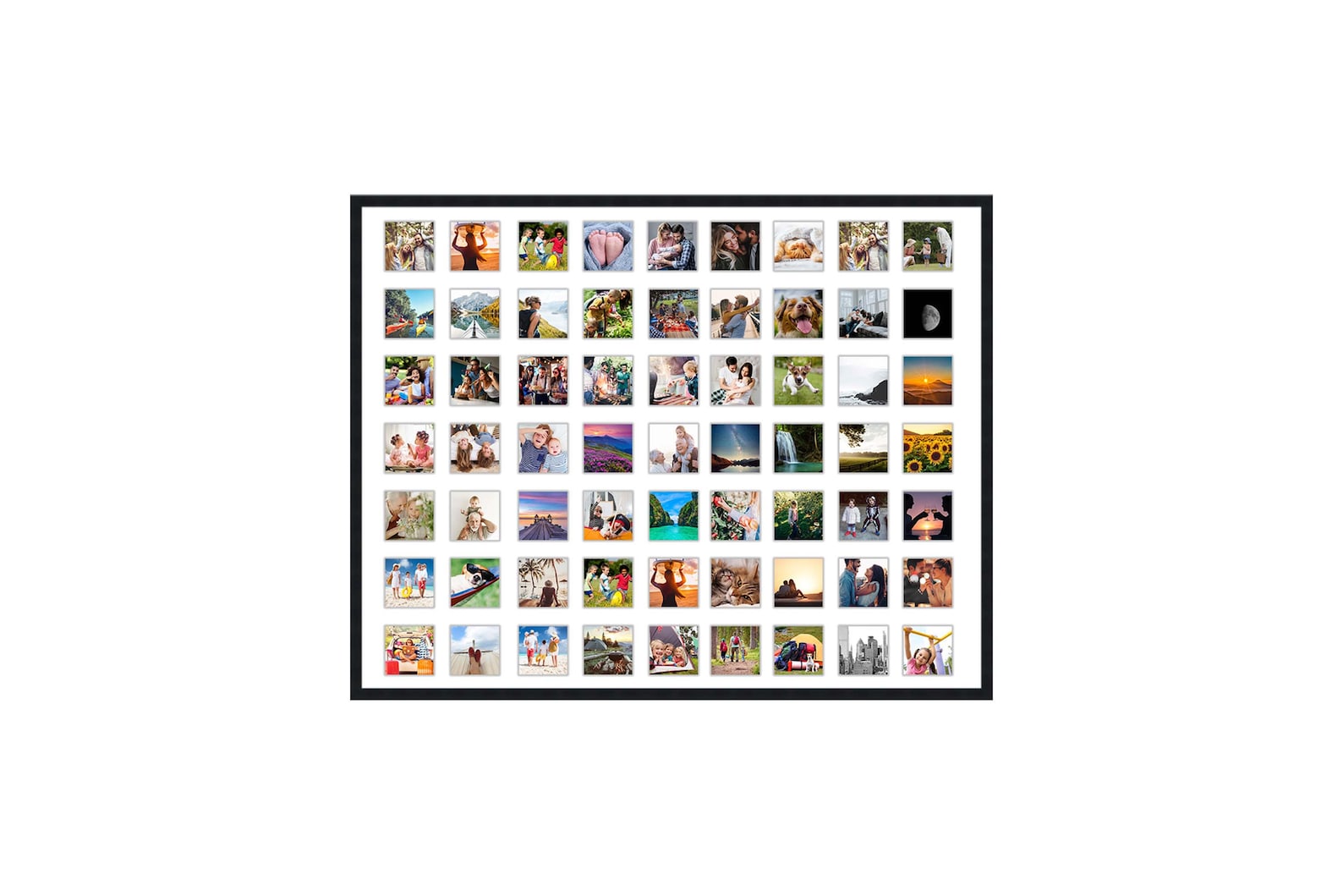 Matted Instagram Collage Photo Frame 4 X 4 - Etsy