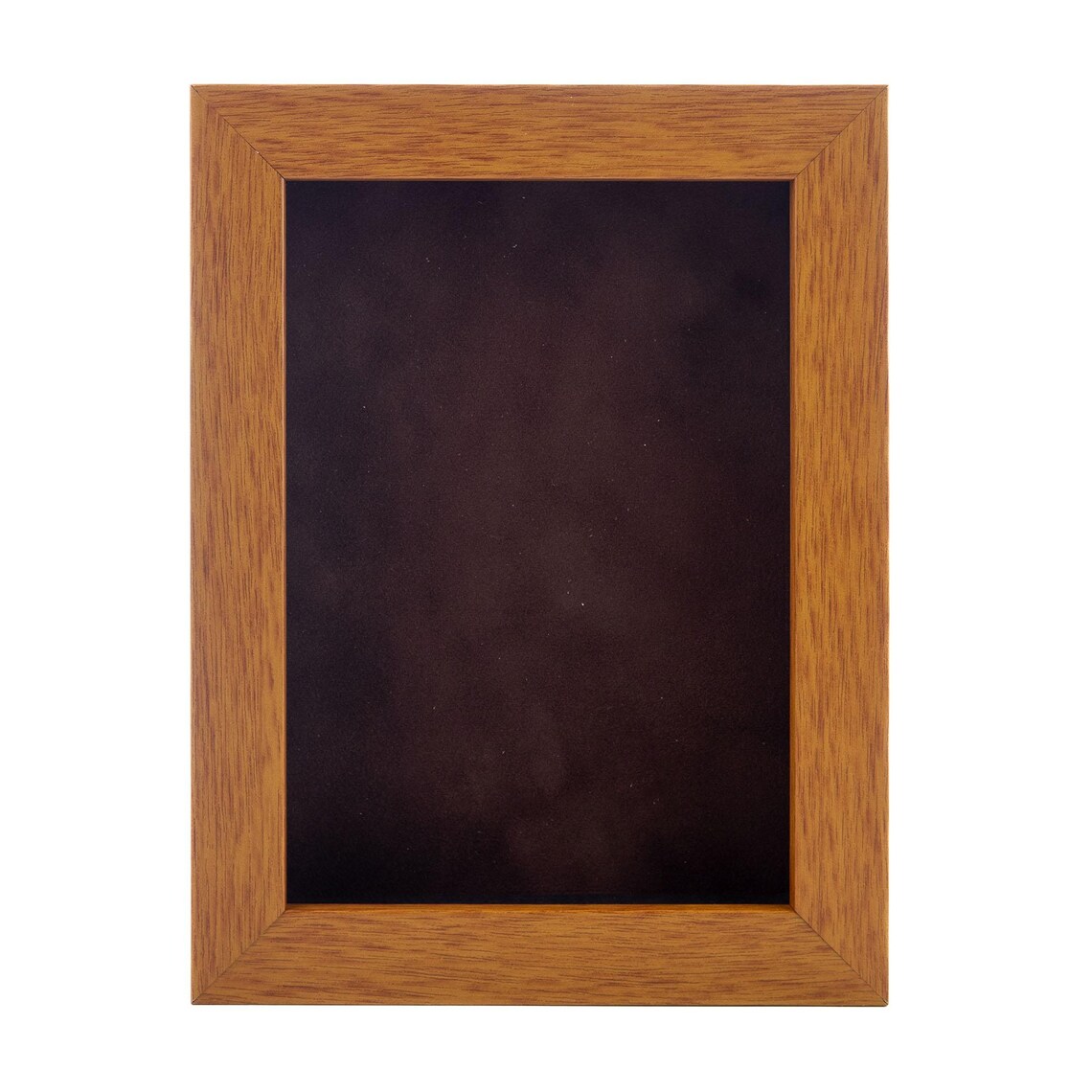 Warm Honey Brown Wood Shadow Box Frame With UV Acrylic Front - Brown ...