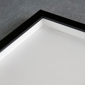 Shadow Box Extra Deep 2" Black Solid Wood Gallery, Handmade to Order in ...