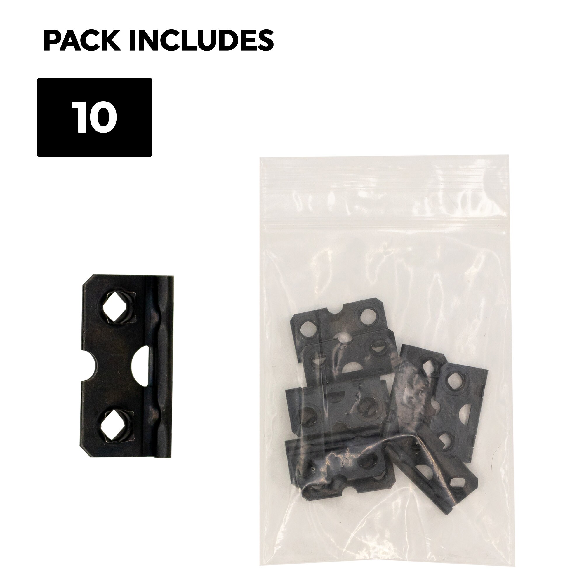 Black Support Leg Barbed Hinge - Self Fastening Picture Frame Easel ...