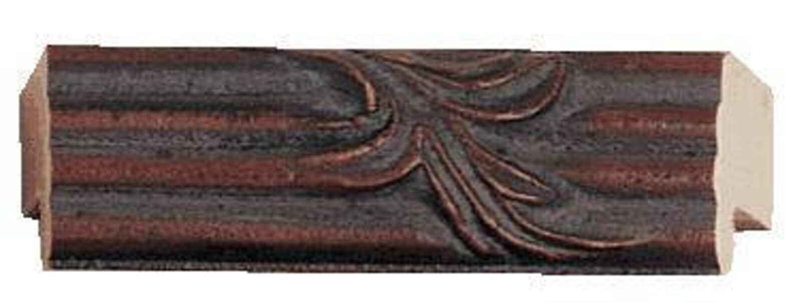 Picture Frame Moulding (wood) 16ft Bundle - Traditional Walnut Finish ...