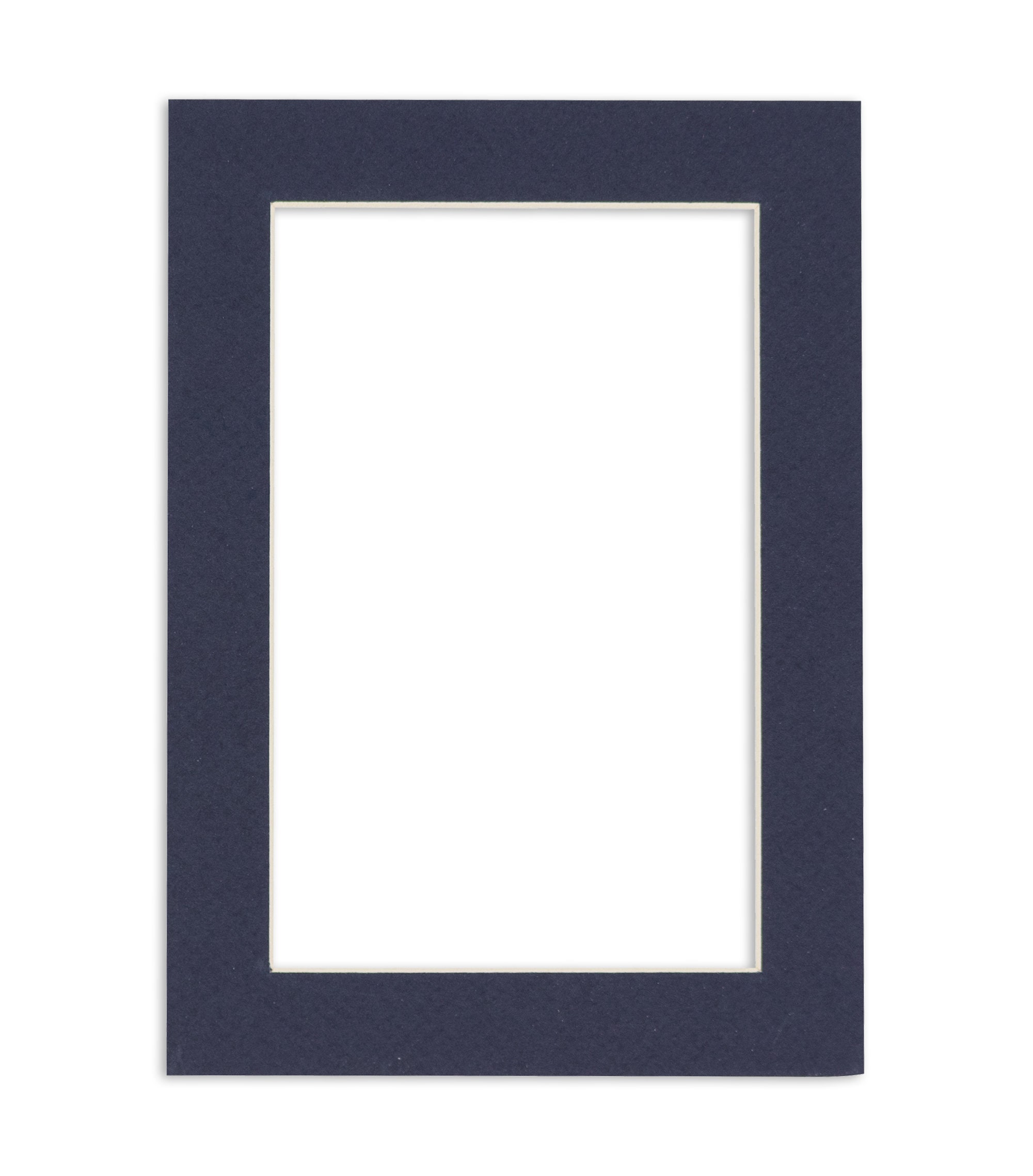 Navy Blue Picture Frame Mat With White Core - Available in Multiple ...