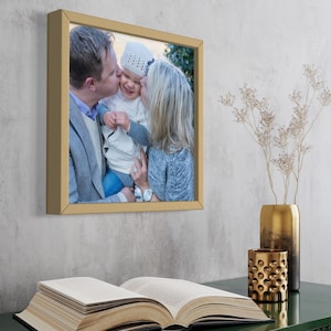 Natural Wood Picture Frame - With UV Acrylic Front, Foam Board Backing ...