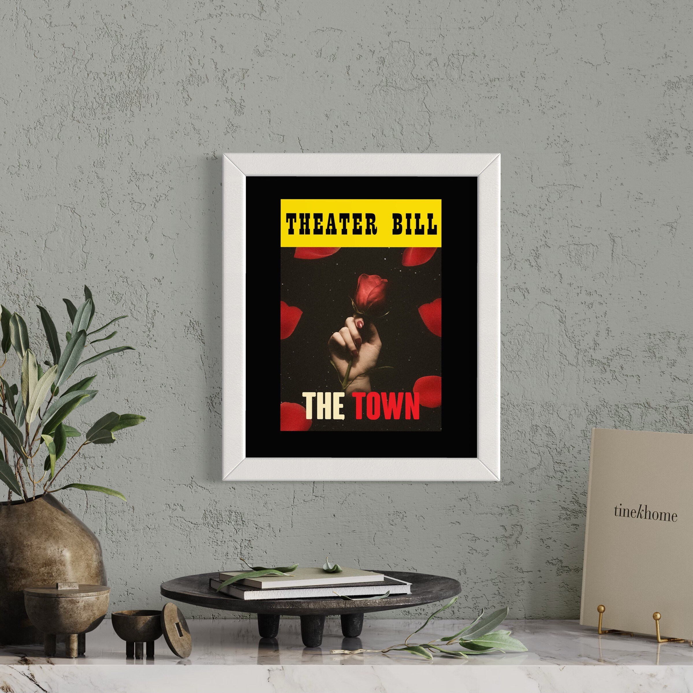 Playbilll Frame - 1 Opening With Mat - With Acrylic Front and Foam ...