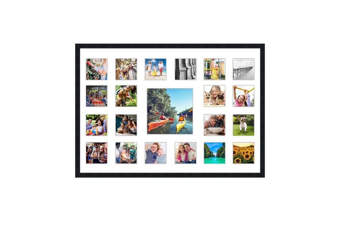 Matted Instagram Collage Photo Frame 4 X 4 - Etsy