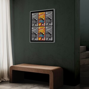 Comic Book Frame Black Mat - 6 Openings to Display 6 Comic Books in a ...