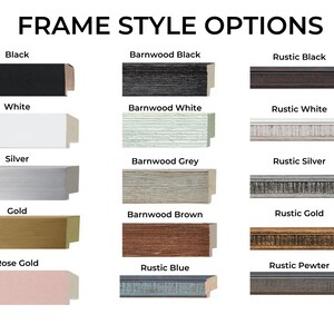 Natural Wood Picture Frame - With UV Acrylic Front, Foam Board Backing ...