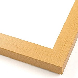 Natural Wood Picture Frame - With UV Acrylic Front, Foam Board Backing ...