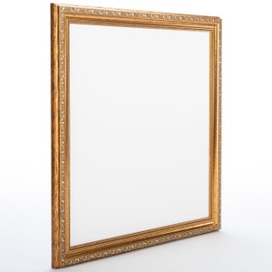 Gold Picture Frame | Traditional Ornate Antique Solid Wood | Made to ...