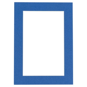Royal Blue Picture Frame Mat With White Core - Available in Multiple ...
