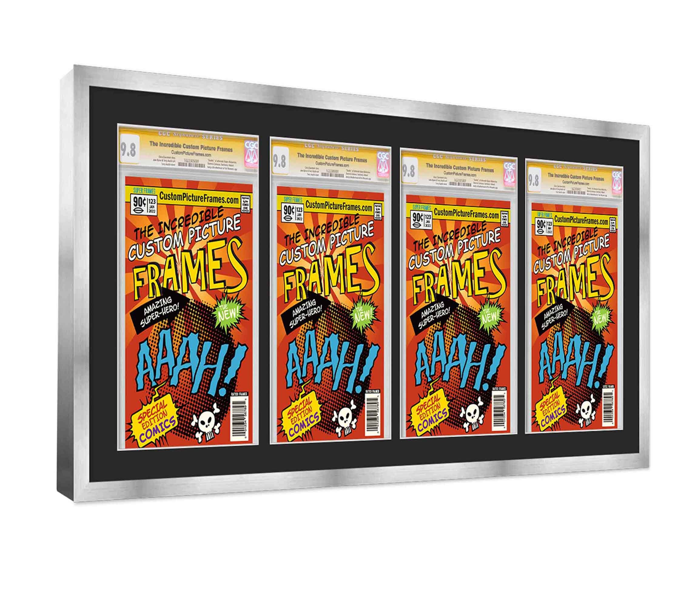 Comic Book Frame With Mat 4 Openings to Display 4 CGC CBCS | Etsy
