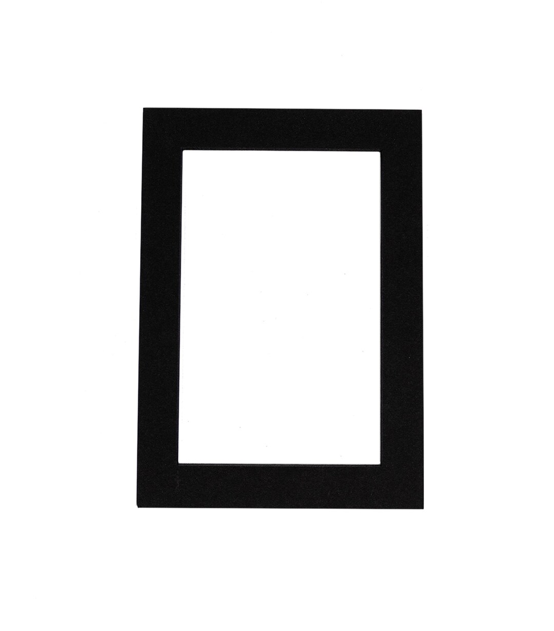 Black With Black Core Picture Frame Mat - Black Core - Available in ...