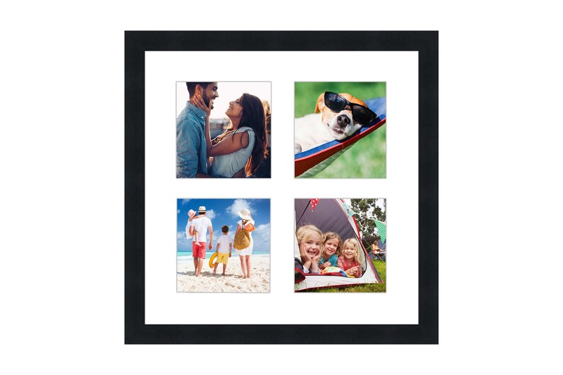 Matted Instagram Collage Photo Frame - 4" X 4" Photos | Multiple ...