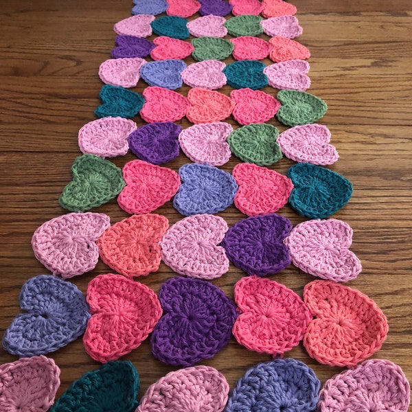 Heart Table Runner - Etsy