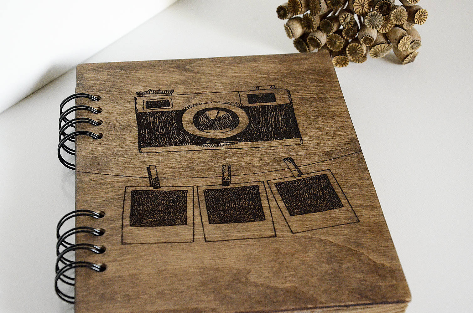 Camera Notebook Wooden Notebook Wood Journal Travel Journal - Etsy