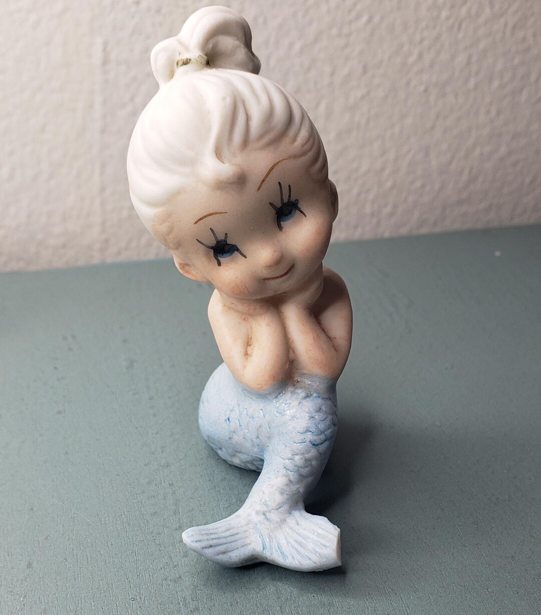 Sweet Baby Blue Tailed Vintage MCM Kenmar Mermaid - Etsy