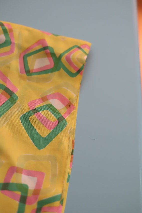 Vintage mid century modern, mod, ascot, cravat, scarf, - Gem