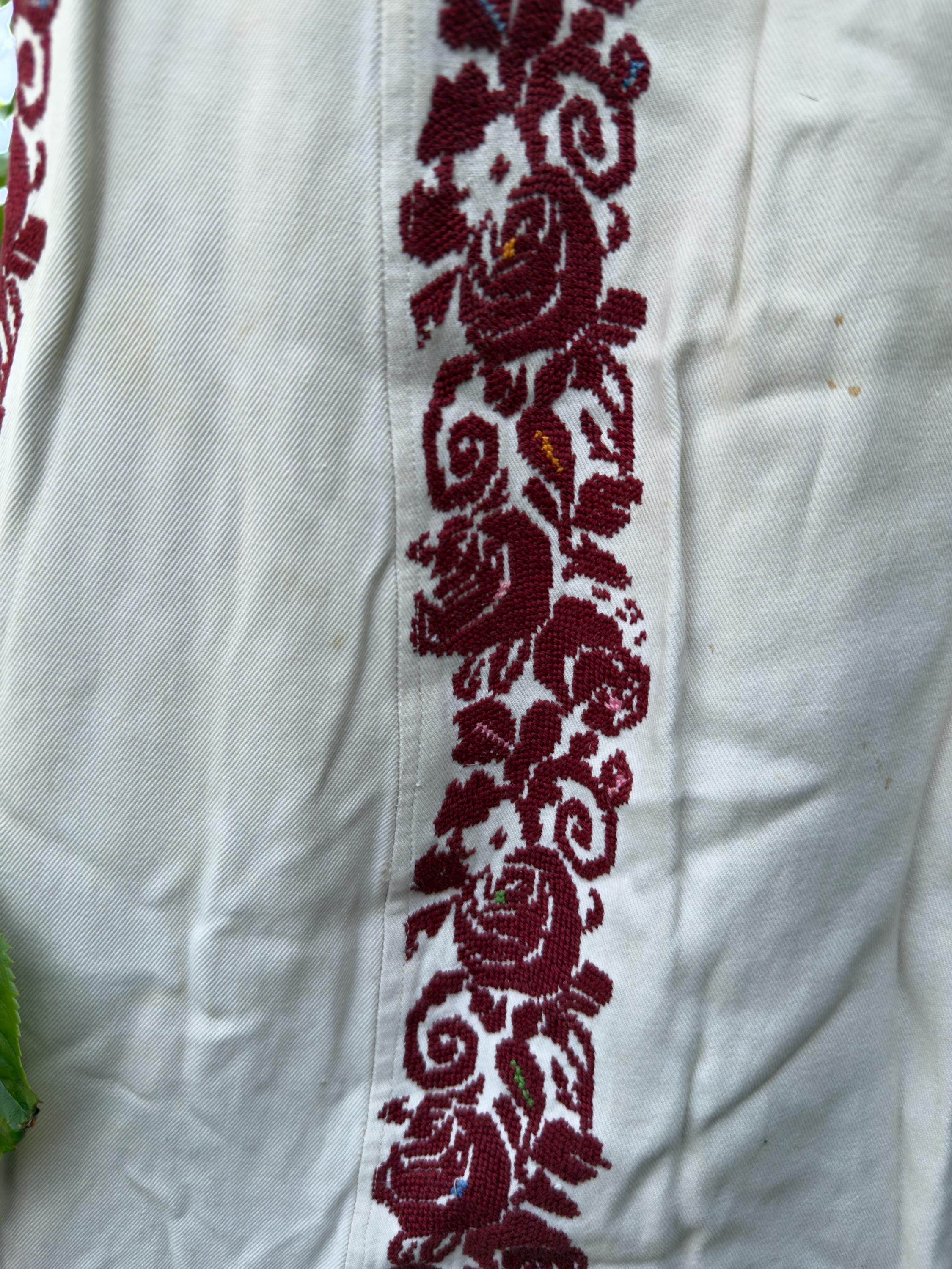 Antique Palestinian Robe Camp Six Branched Thobe Robe Dress 1950s 1960s ...