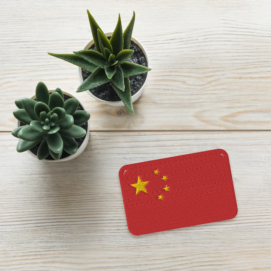 Chinese Flag Embroidered Patch China Flag Iron-on Patch Lunar New Year ...