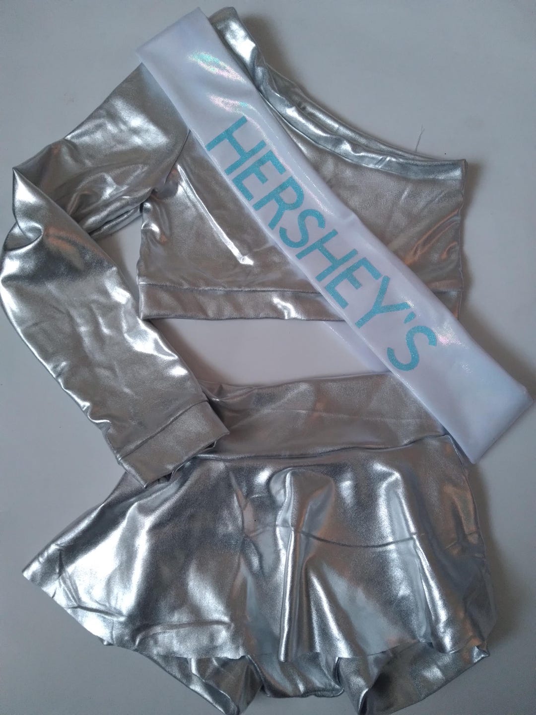 Mettalic Silver Chocolate Themed Costume Dance Set - Etsy